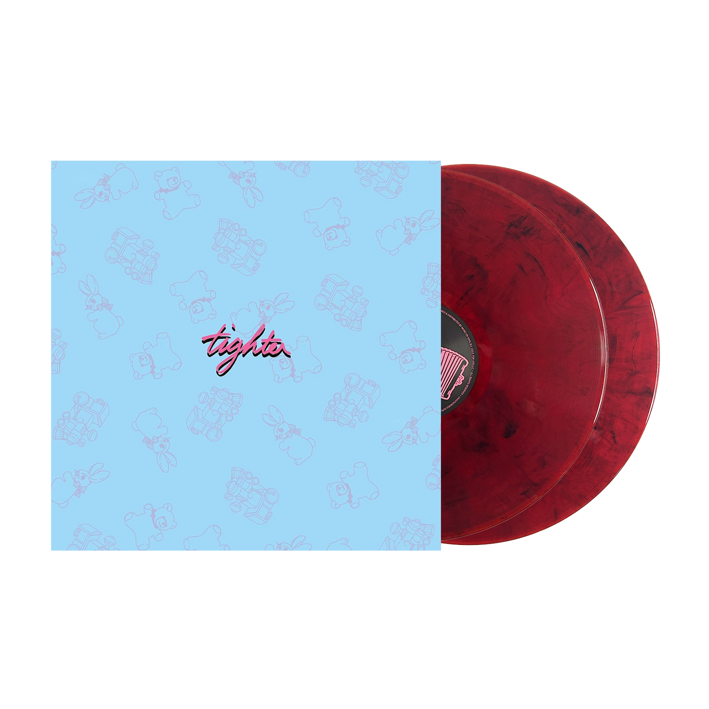 "Tighter" VINYL - NUMBERED LIMITED EDITION OF 300 • RED & BLACK MARBLE ...
